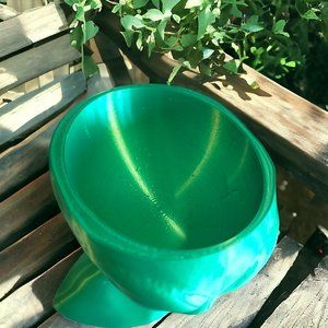 Accents | Cool Alien Head Planter Retro Spaceship Space Age Green ...